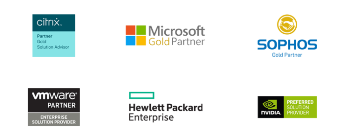 Auszug unserer Partner: Citrix, Microsoft, Sophos, VMware, HPE, nVidia ... Auszug unserer Partner: Citrix, Microsoft, Sophos, VMware, HPE, nVidia ...